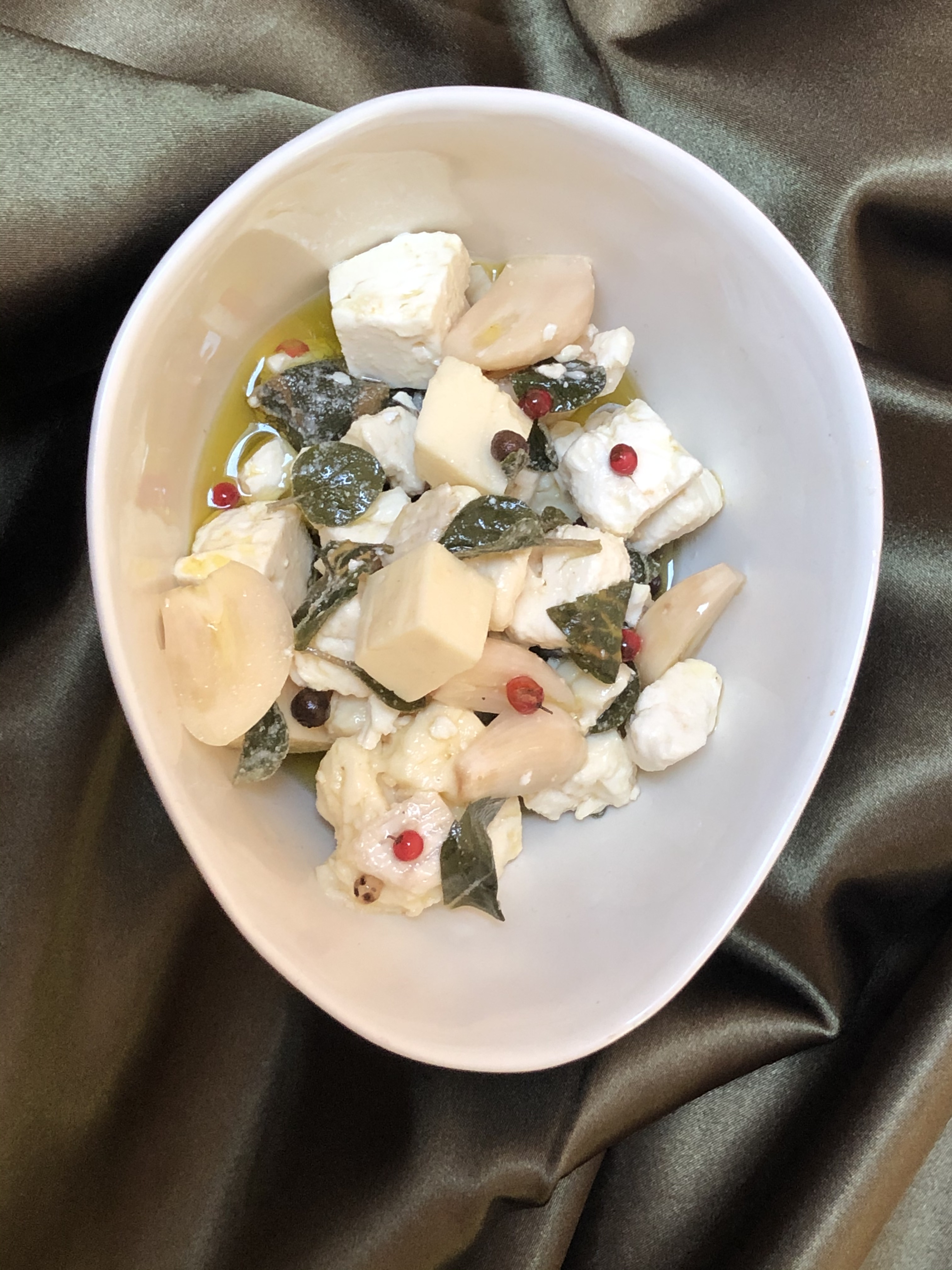 Marinated Cheese – Chef Diana Andrews
